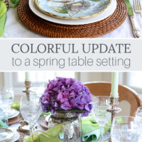 One Plate 2 Ways: Using Color to Give Spring Plates a New Look