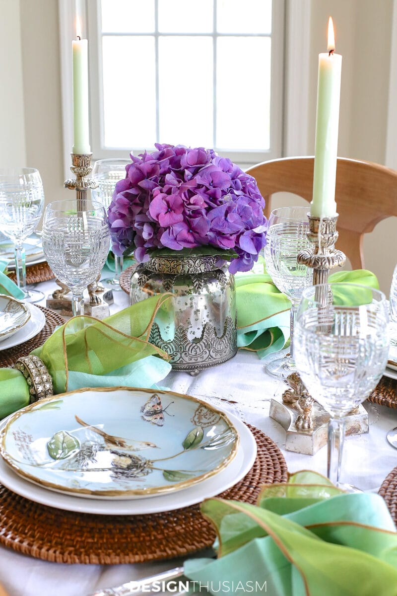 One Plate 2 Ways: Using Color to Give Spring Plates a New Look
