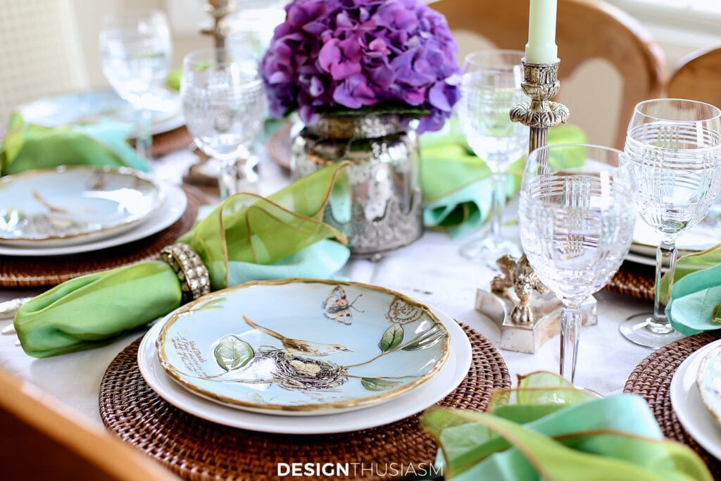 One Plate 2 Ways: Using Color to Give Spring Plates a New Look
