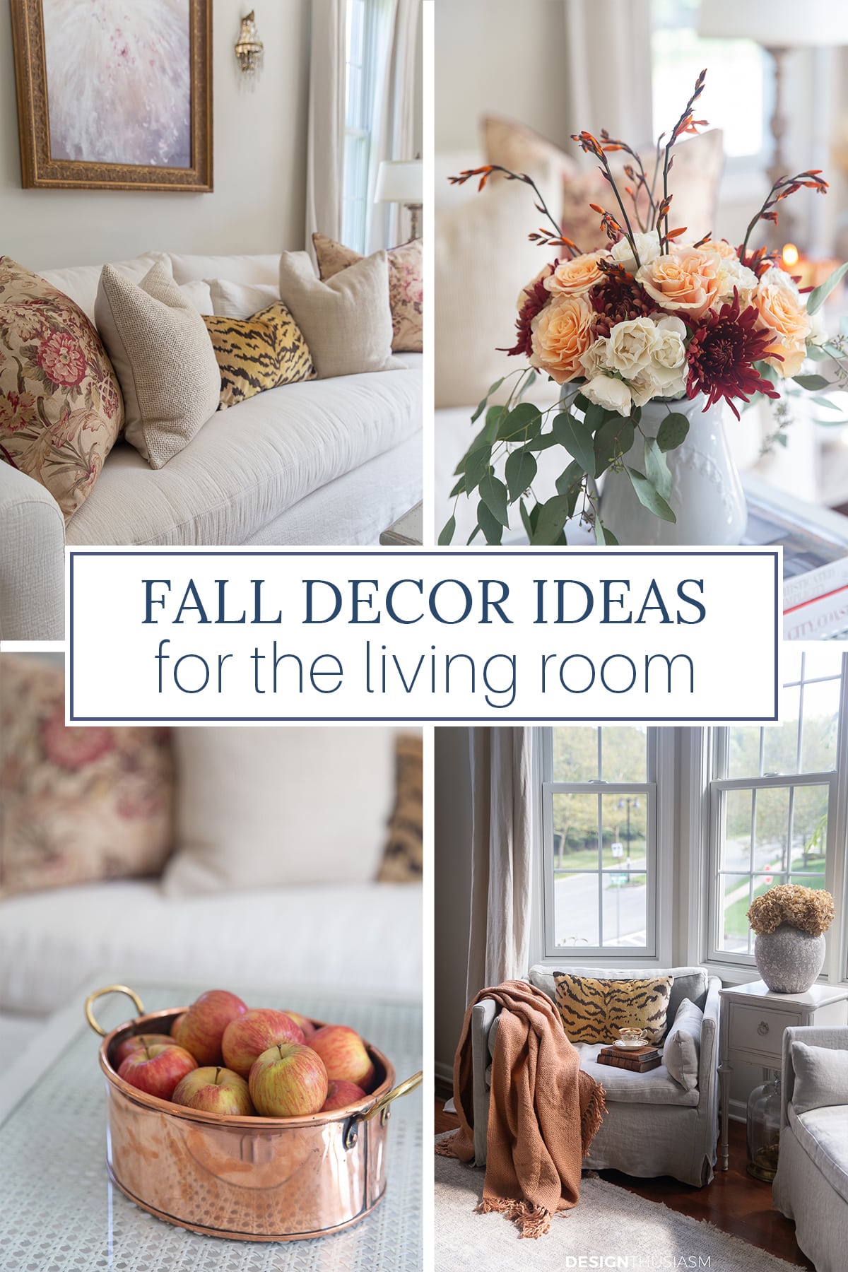 Fall Decorating Ideas: Tips for Adding Fall Color to the Living Room