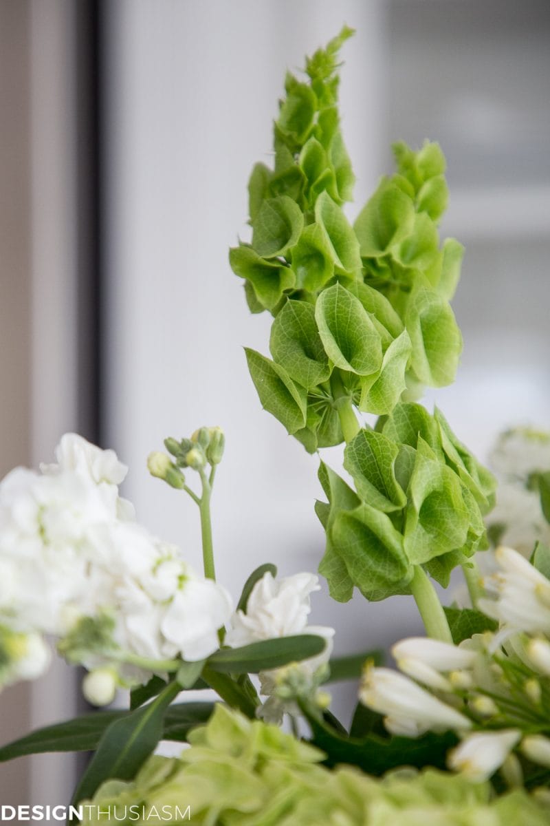 Inviting Spring Into Your Home with an Arrangement of Green Flowers