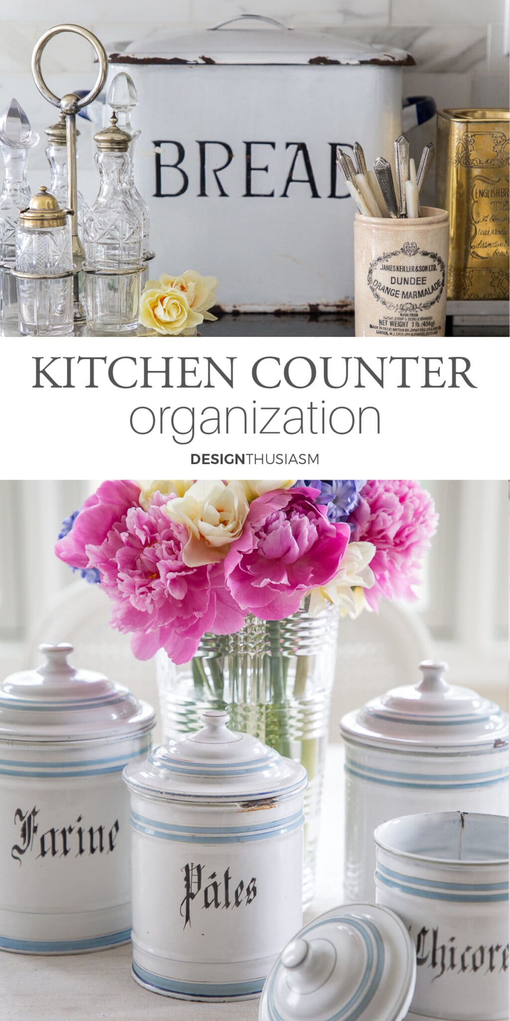 Kitchen Counter Organization: 8 Pretty Ways to Keep Your Counters Clear