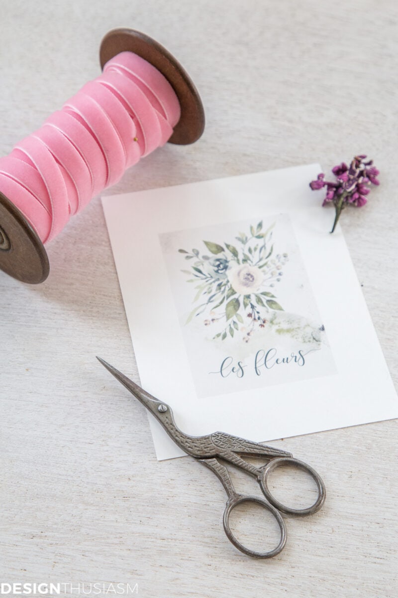 Summer Printables: French Floral Mason Jar Labels