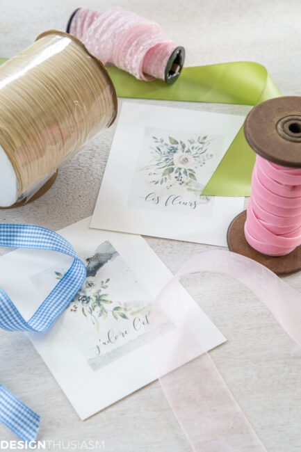 Summer Printables: French Floral Mason Jar Labels