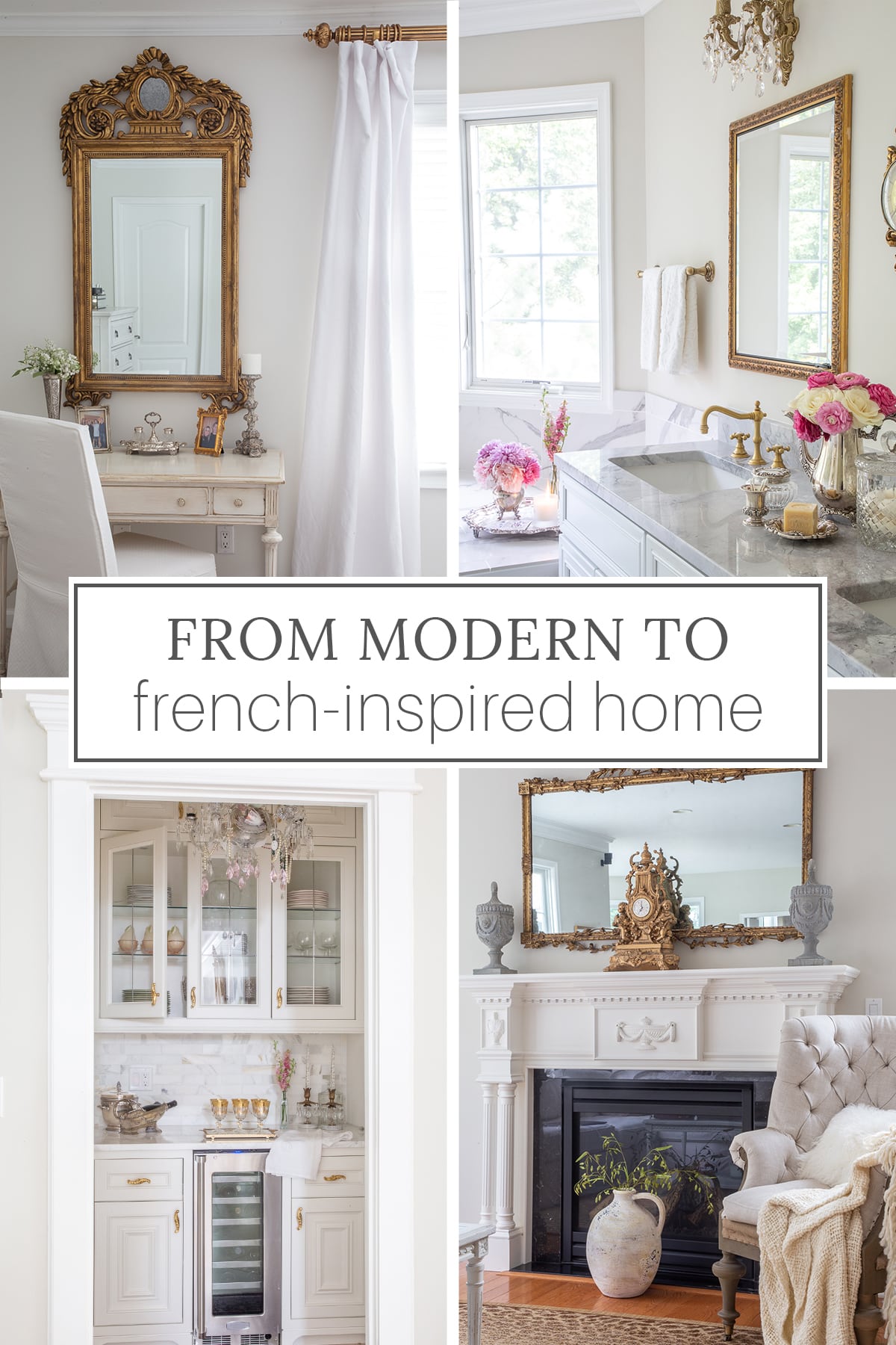Transforming a Modern Townhouse into a French Country Home