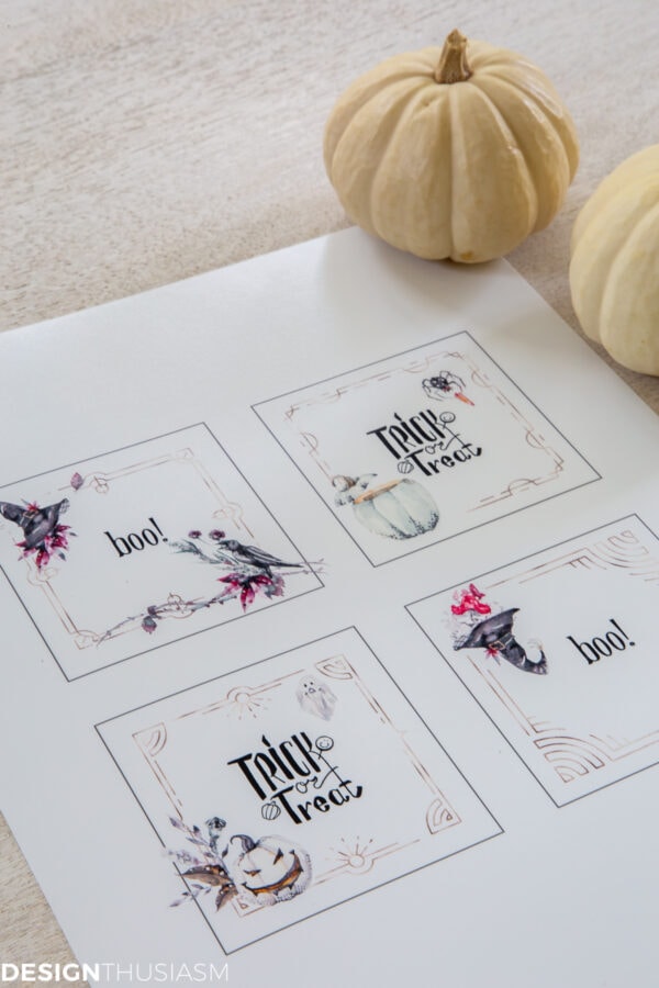 Free Halloween Printables: Trick-or-Treat Candy Bag Labels