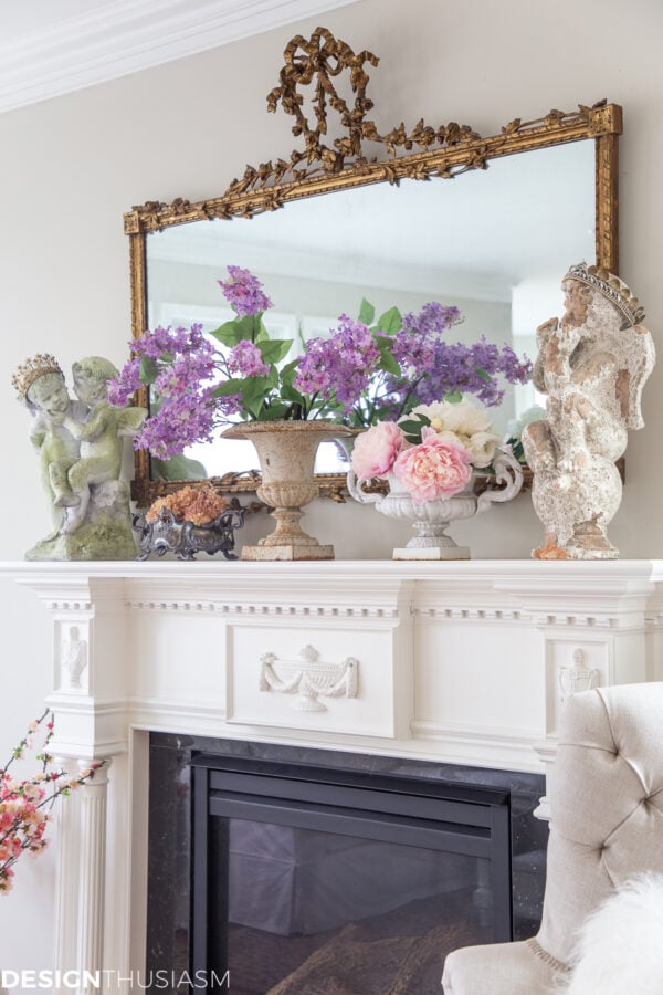 Spring Decor: Using Garden Decor in a Spring Family Room