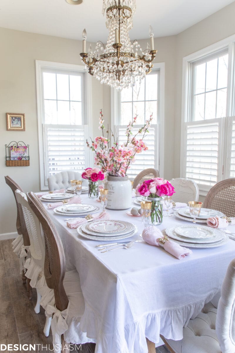 Easter Ideas: Using Blush Pink in Your Easter Table Decor