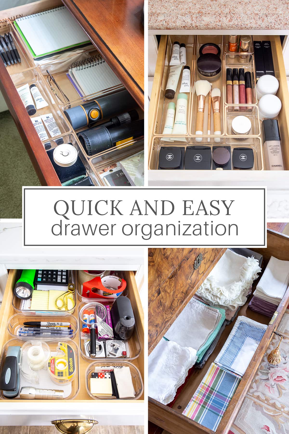 Quick and Easy Drawer Organizing Projects to Declutter Your Home