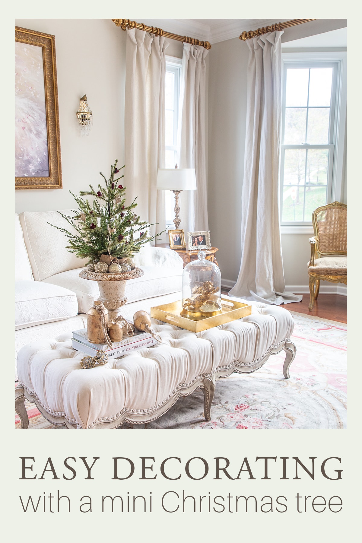Mini Christmas Tree: Super Easy Holiday Living Room Decor