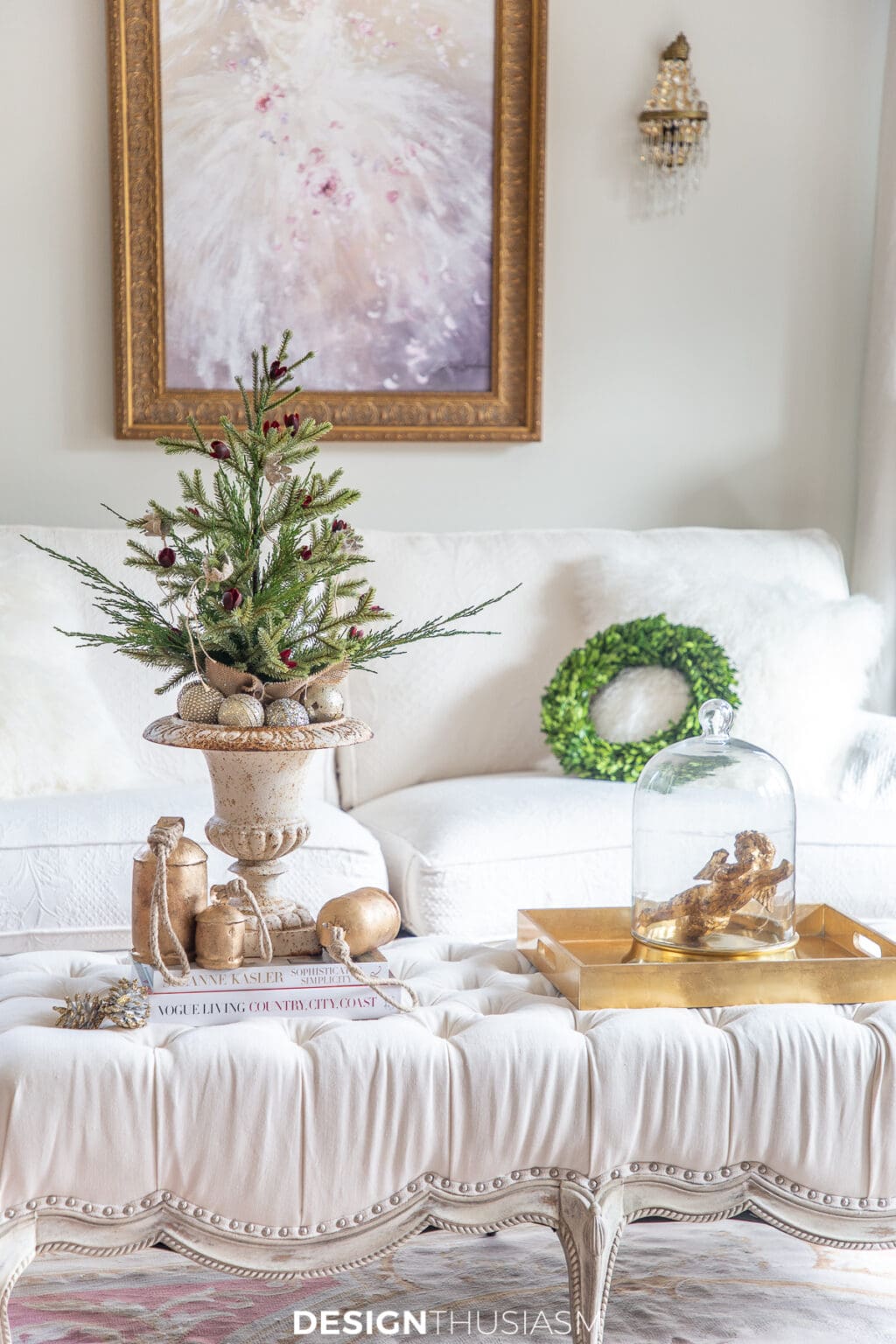 Mini Christmas Tree: Super Easy Holiday Living Room Decor