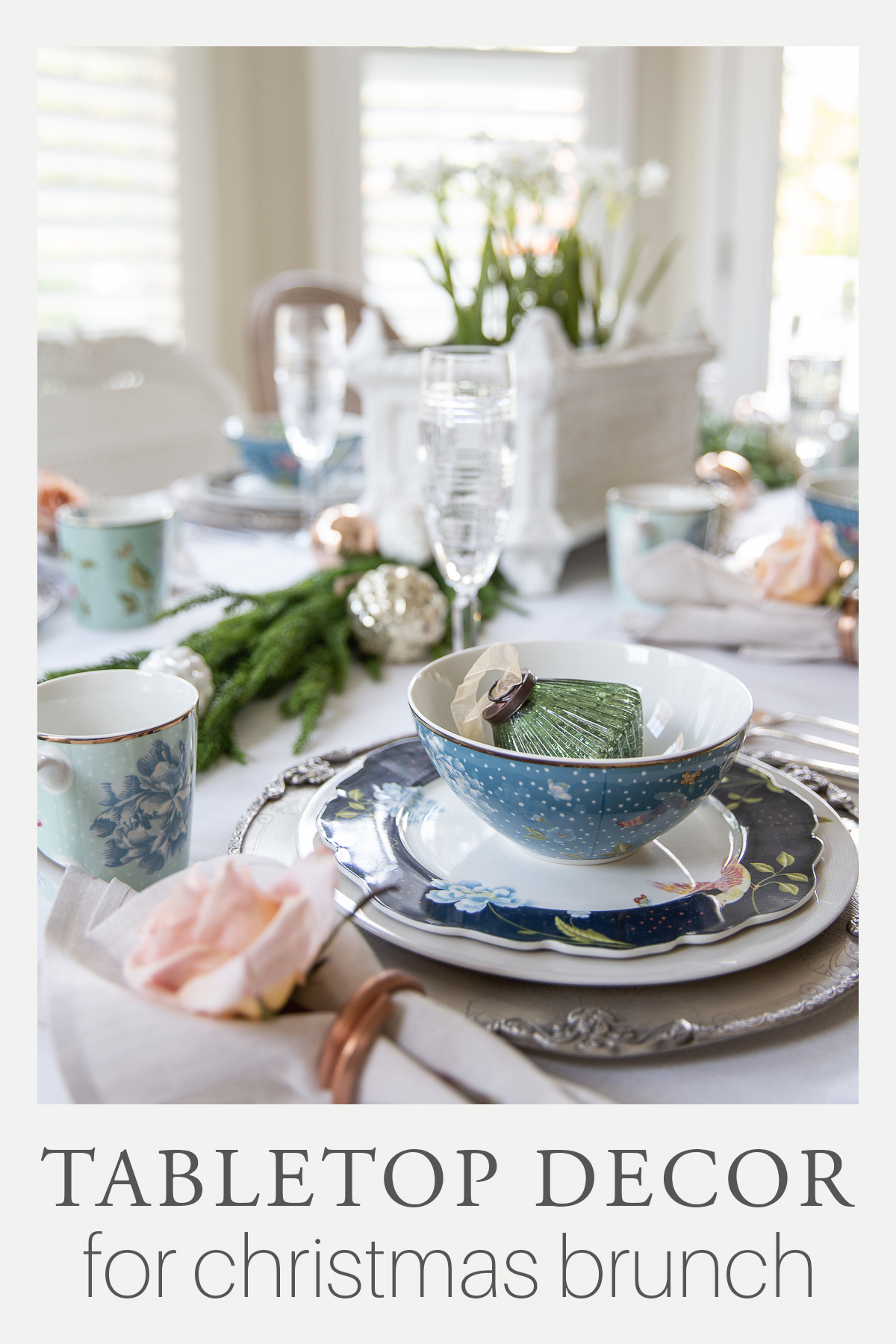 Tabletop Christmas Decorations: Set a Unique Table for Christmas Brunch