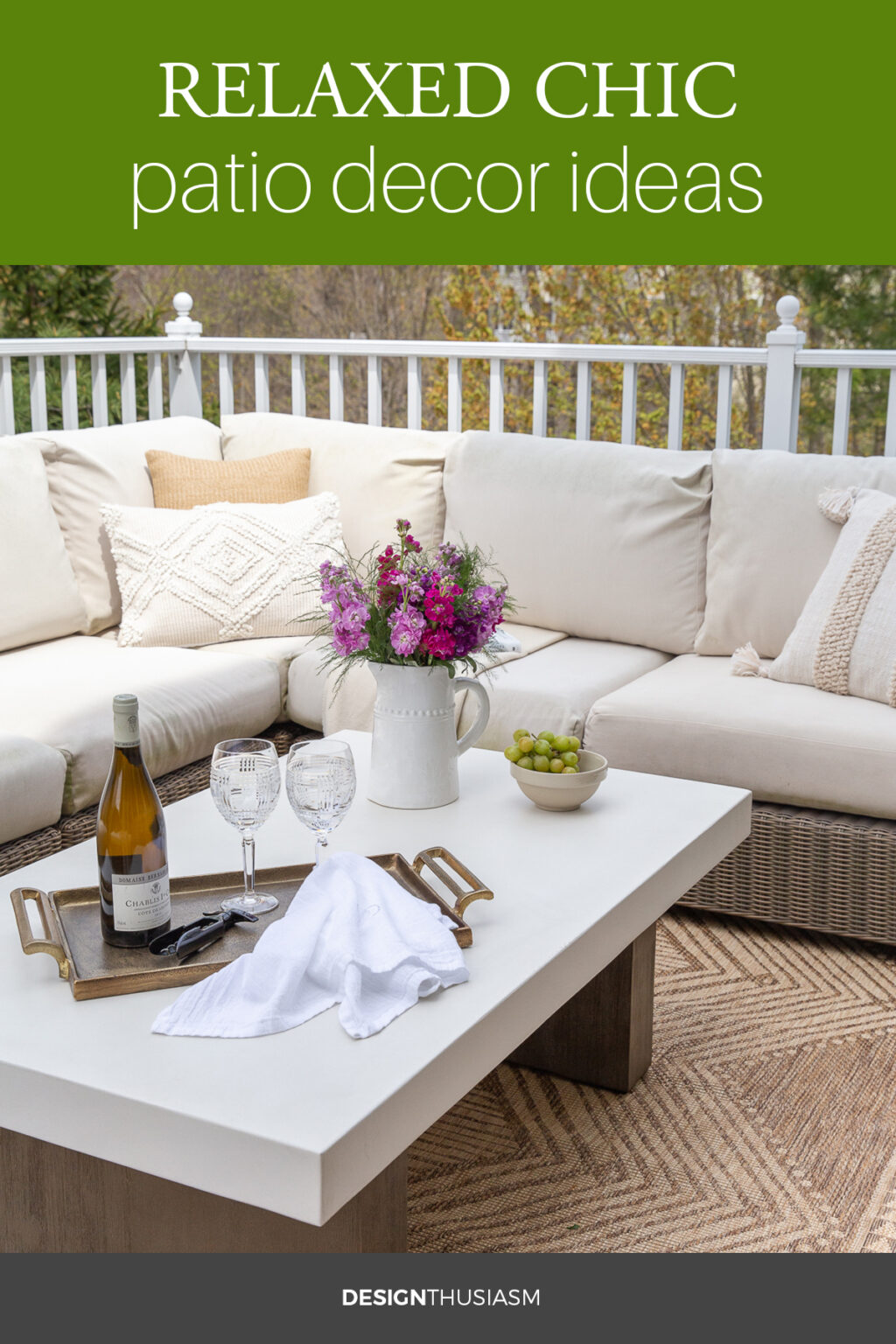 Outdoor Decor: Patio Decor Ideas for a Relaxed Chic Summer