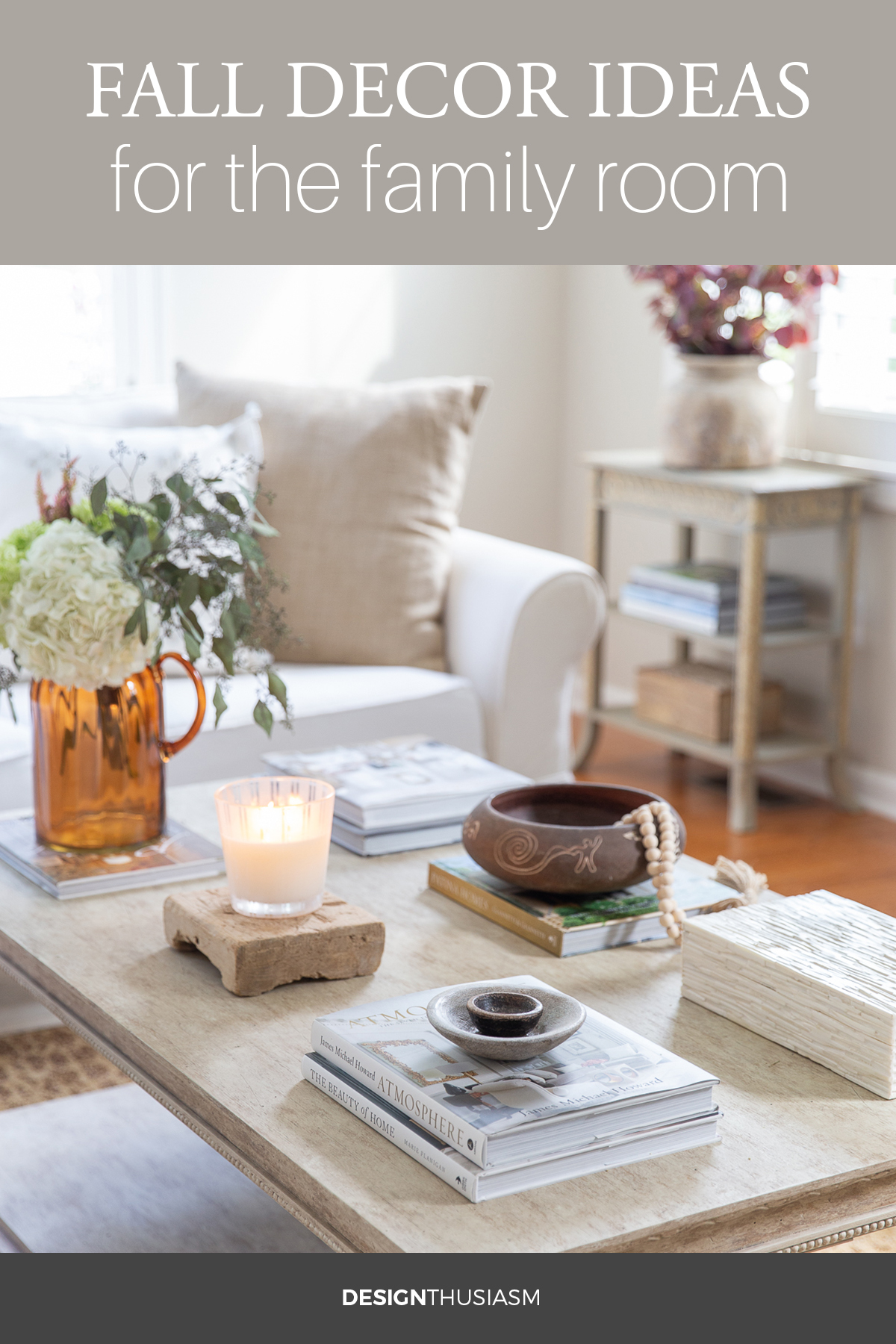 Chic Fall Decor Accents and Family Room Ideas