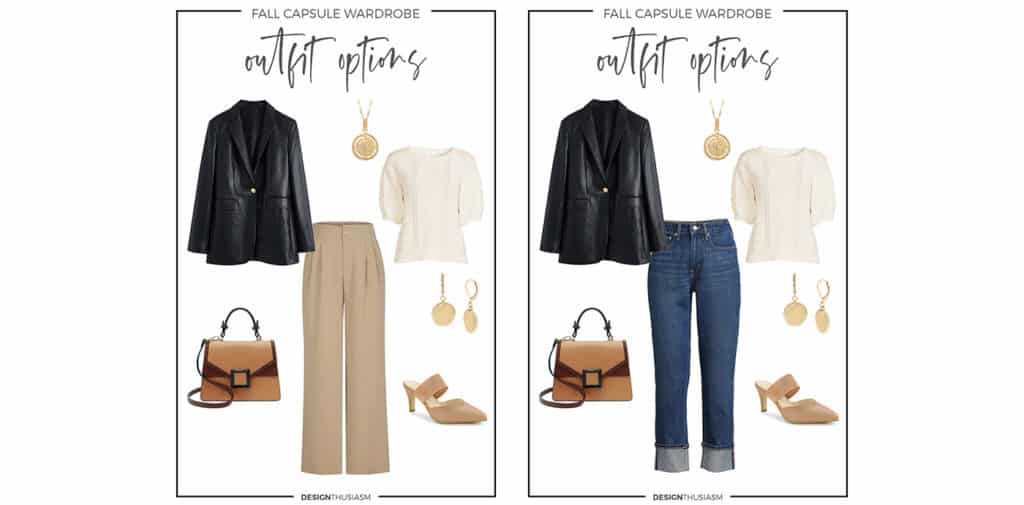 Fall Capsule Wardrobe: Affordable Mix and Match Fall Outfit Ideas