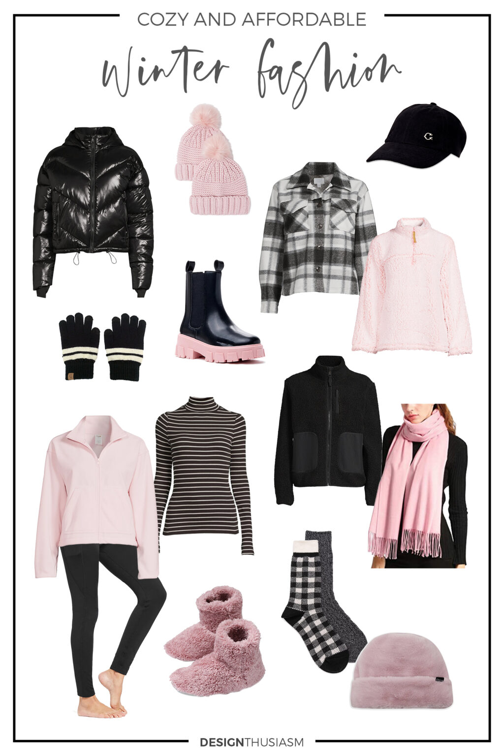 Winter Fashion: Casual Winter Outfits Using 4 Great Color Palettes